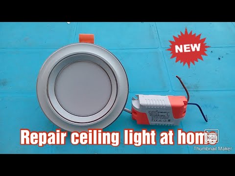 How to repair ceiling light at home || DIY ceiling light repair. - YouTube