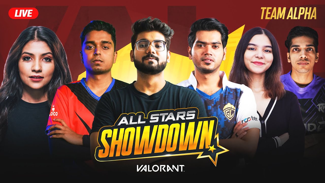 🔴All Stars Showdown DAY 1 ( 500,000 RS Prize Pool ) - Team Alpha! - YouTube