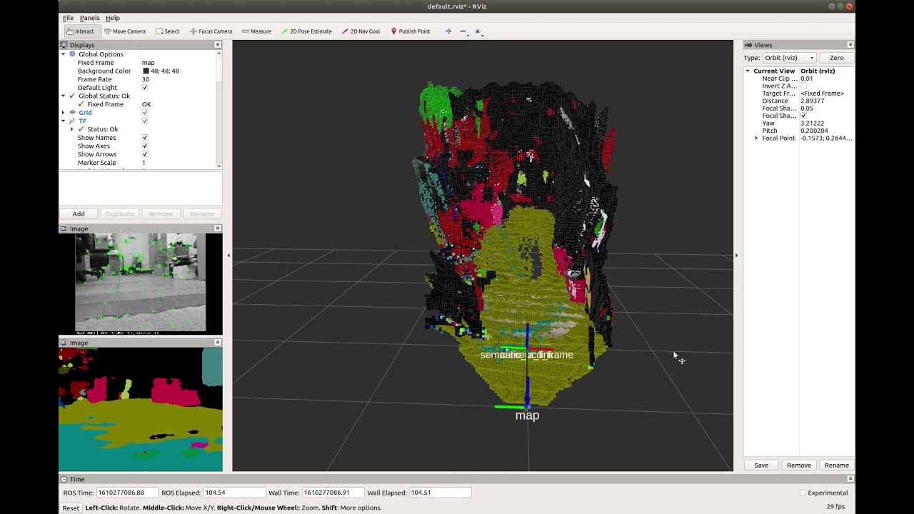 SLAM - Semantic mapping with Max Fusion - YouTube