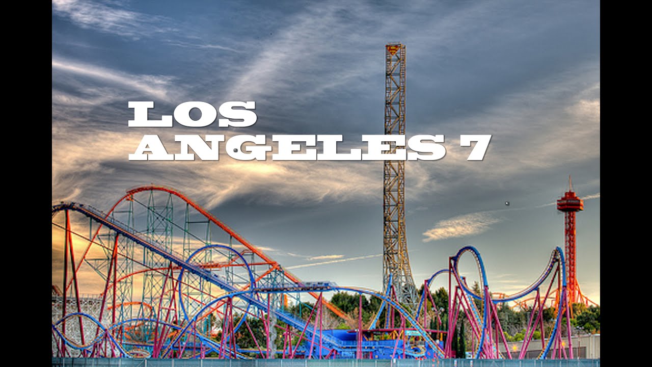 Parque de atracciones Six Flags | LOS ÁNGELES #7 #USAtrip21 - YouTube