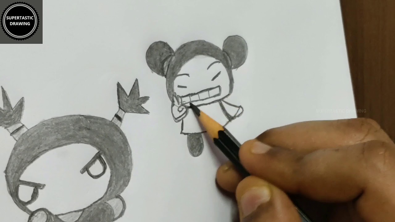 90s kids favourite cartoon Pucca | How to Draw Pucca? | SUPERTASTIC ...