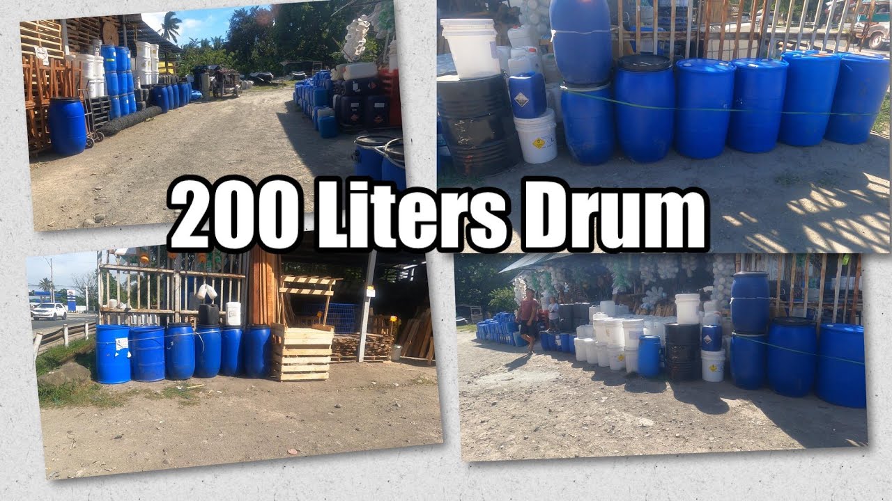 Magkano ang Presyo ng 200 Liters na Blue Drum - YouTube