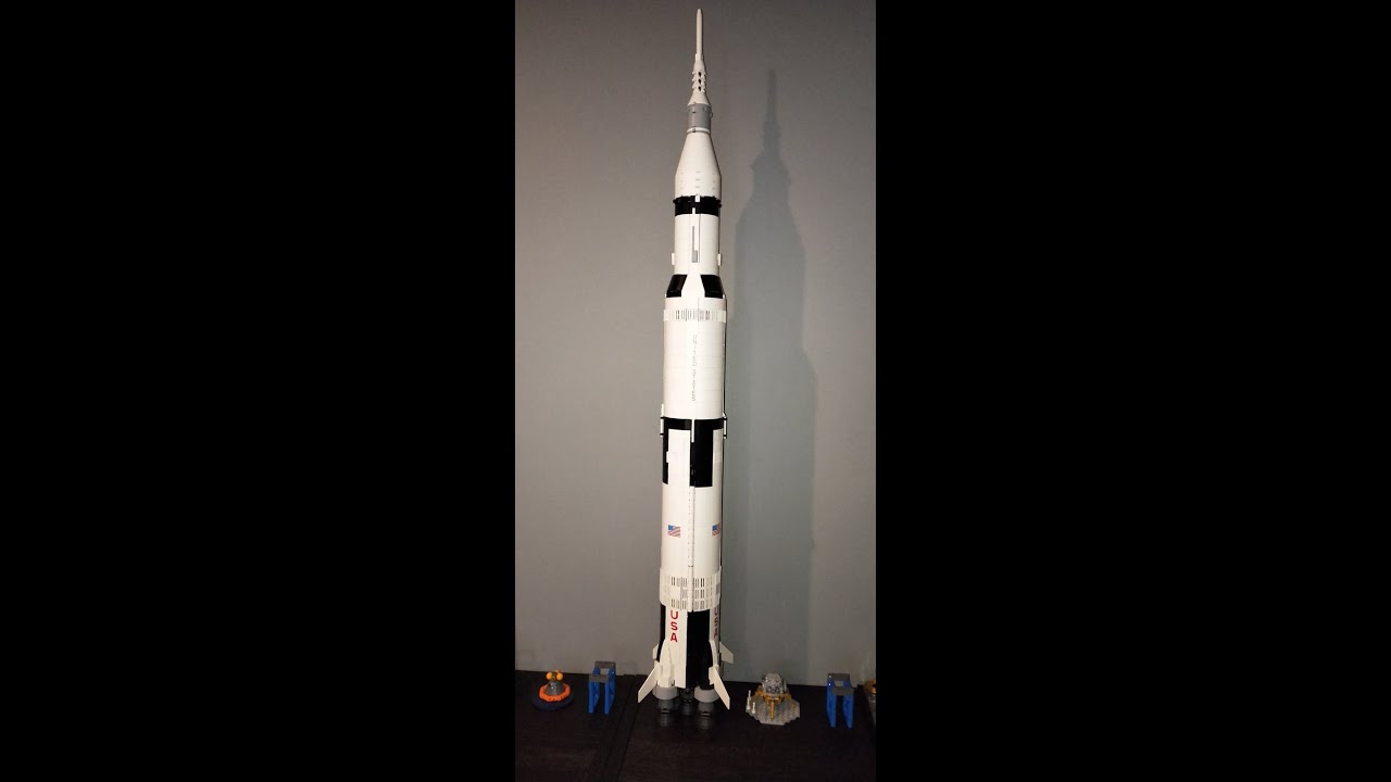 LEGO® 92176 Ideas - Rocket NASA Apollo Saturn V Unboxing and Building ...