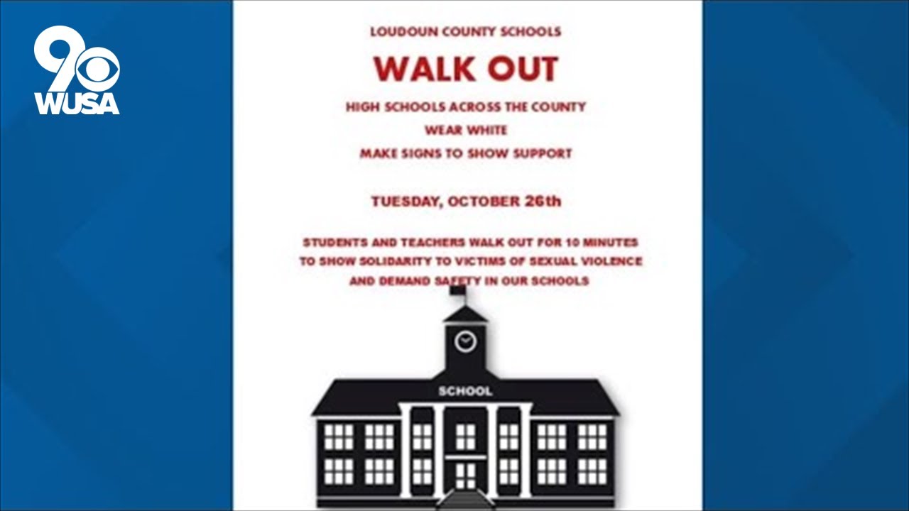 LIVE: Loudoun County students walk out of class - YouTube