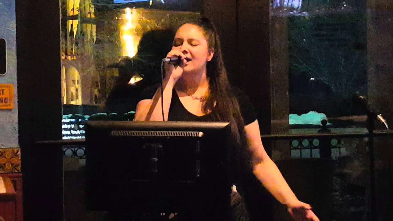 Waitress Francesca Venezia sings Set Fire to the Rain - YouTube