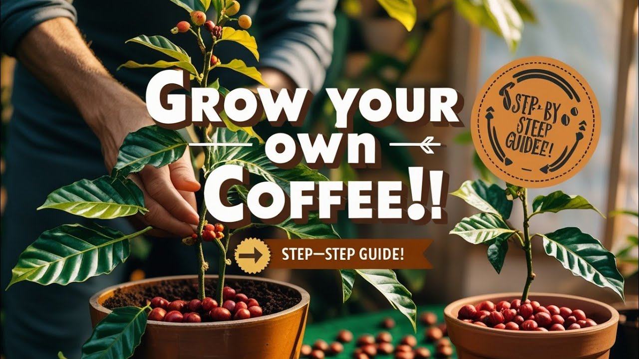Grow Your Own Coffee at Home – Step-by-Step Guide! - YouTube