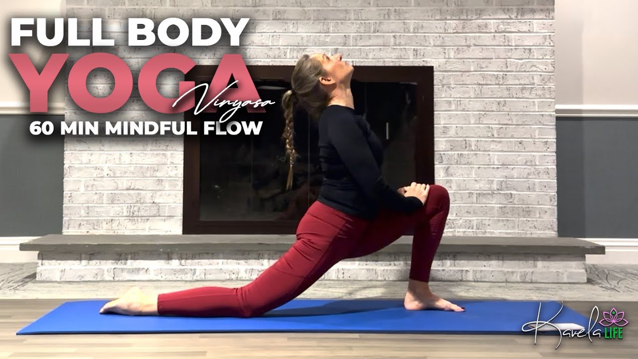 FULL BODY YOGA: 60 MIN MINDFUL FLOW - YouTube
