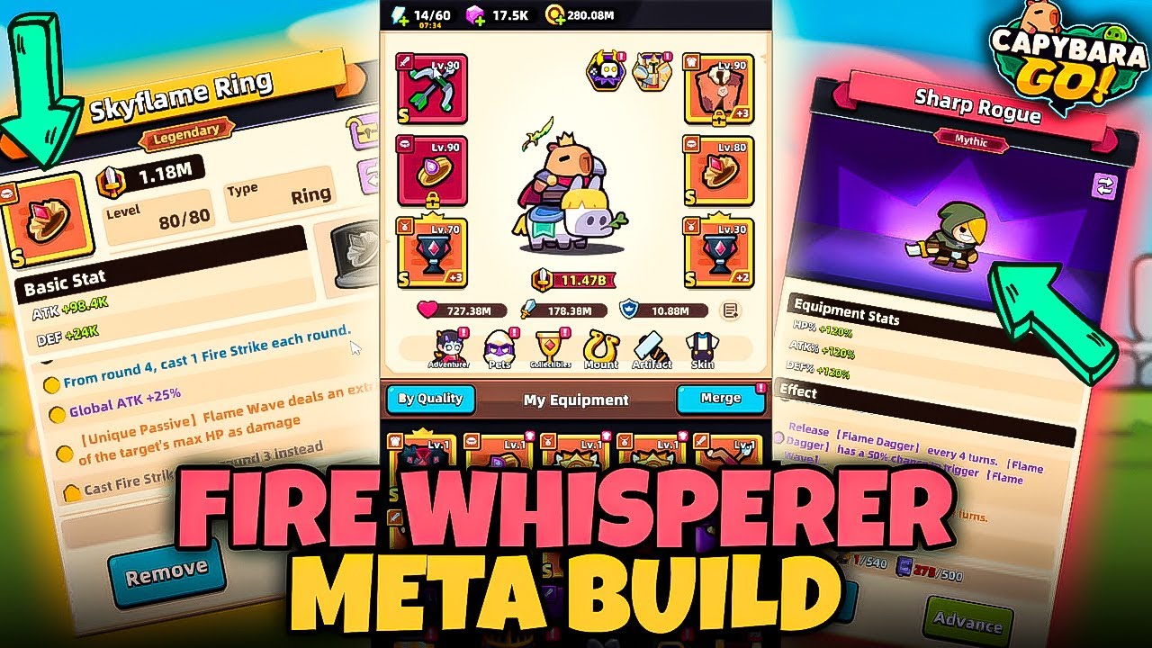 FIRE META WHISPERER BUILD GUIDE // CAPYBARA GO! - YouTube