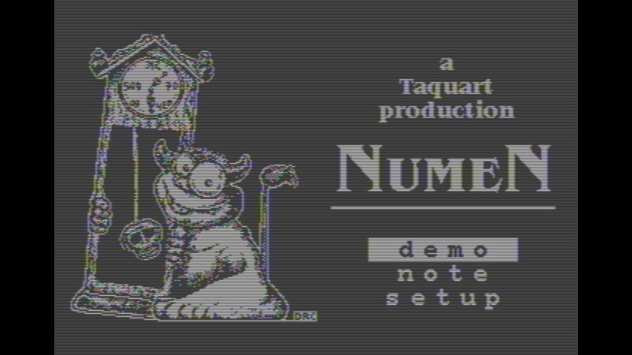 Numen Atari 8 Bit Demo 320 K Memory Youtube