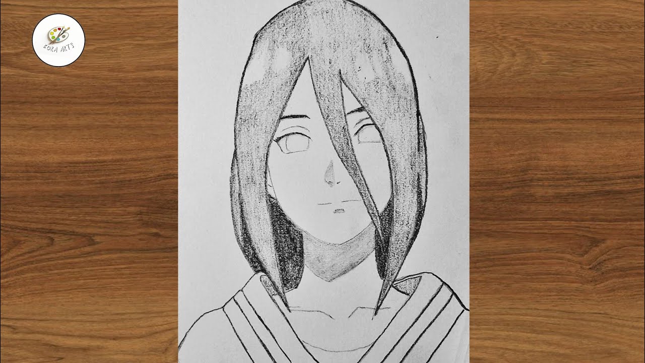 How To Draw Hanabi Hyuga - (Naruto) || Easy Tutorial Drawing - YouTube