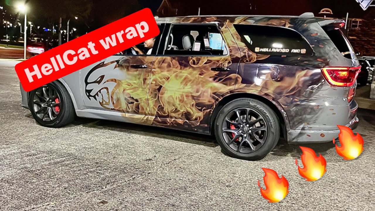 Dodge Durango SRT Hellcat New-Wrap Insane!!!😈👹 #car #durangohellcat # ...
