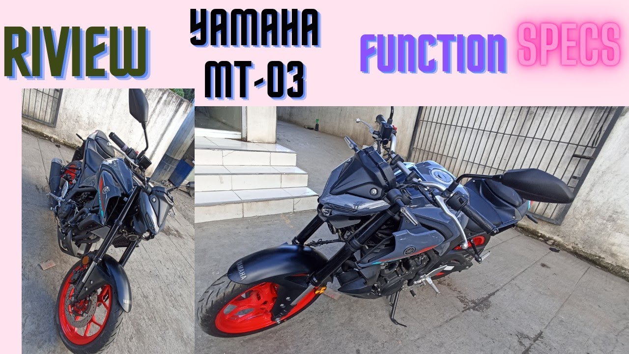 ALL New YAMAHA MT-03 color gray/black - YouTube