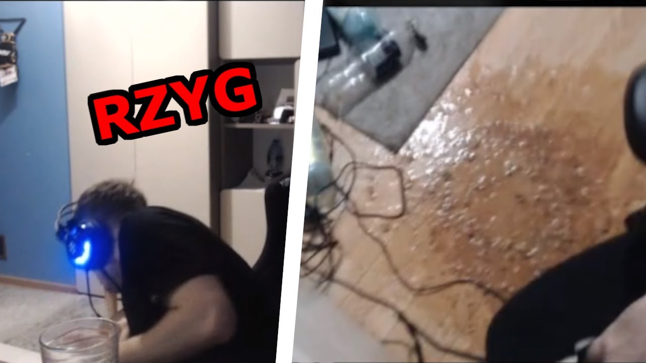 DEJVID RZYGA NA STREAMIE I POKAZUJE PODLOGE! - YouTube