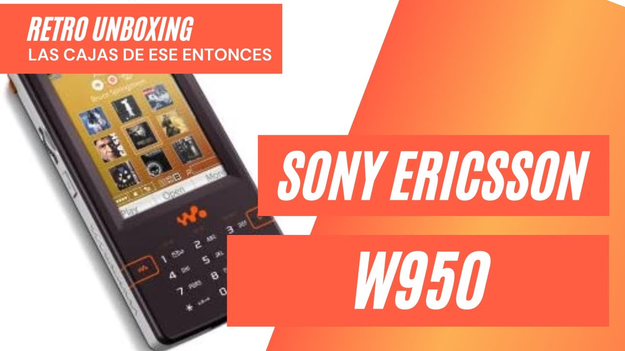 Retro unboxing - Sony Ericsson w950 - YouTube