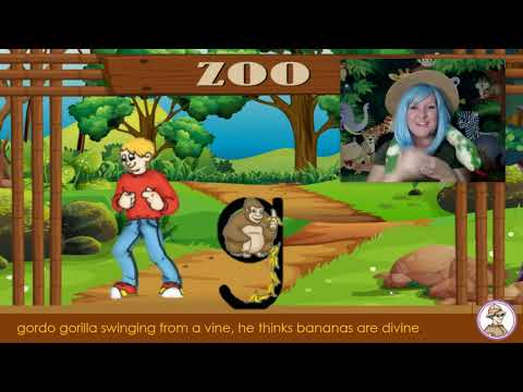Zoo Phonics Gordo Gorilla Letter G - YouTube