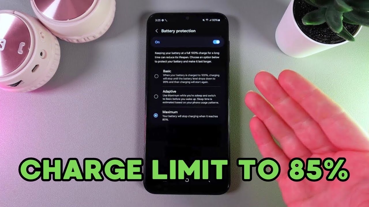 How To Set Charge Limit Battery to 85% on Samsung Galaxy A14 - YouTube