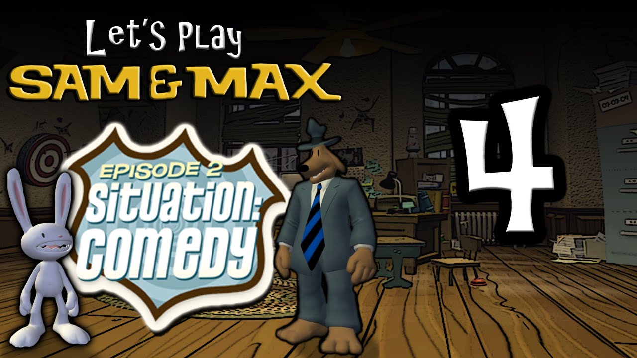 Let's Play Sam & Max Case 102- Situation: Comedy- Blind- Part 4- A ...