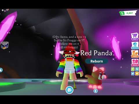 I made my neon Red Panda!! || Adopt Me || - YouTube