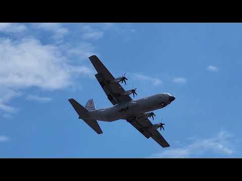 Beautiful C-130 Flyover - YouTube