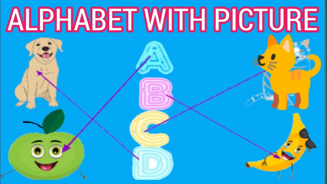 Alphabet with picture | abc alphabet with picture | Alphabet abcd - YouTube