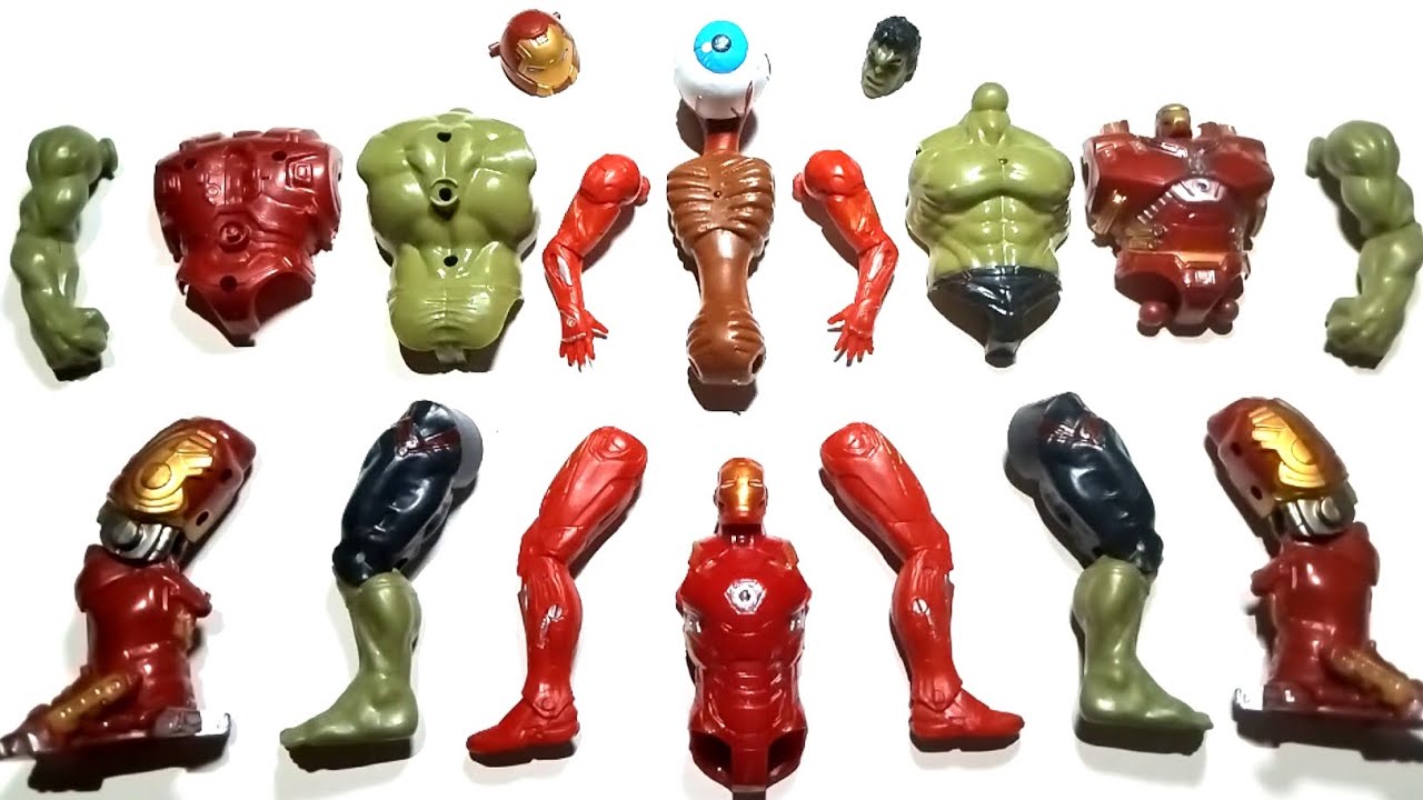 UNBOXING AVENGERS! SirenHead Iron-Man Hulk Smash Hulk Buster - YouTube
