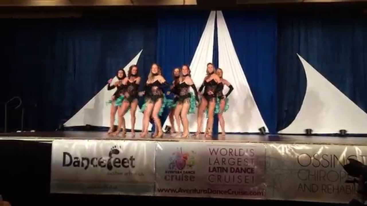 SalsaOlé Ladies Team at the 2014 Canada Salsa Congress - YouTube