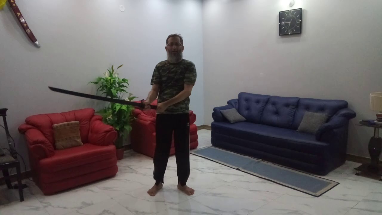Sword Training, Katana Sword steps demo by Prince Martial Arts - YouTube