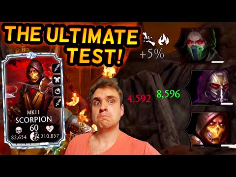 MK Mobile. MK11 Scorpion vs. FULLY MAXED MK11 TEAM with Jade. Best Character in The Game?