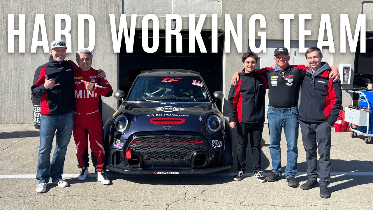 My Last Day At Indianapolis With The MINI JCW Racing Team - YouTube