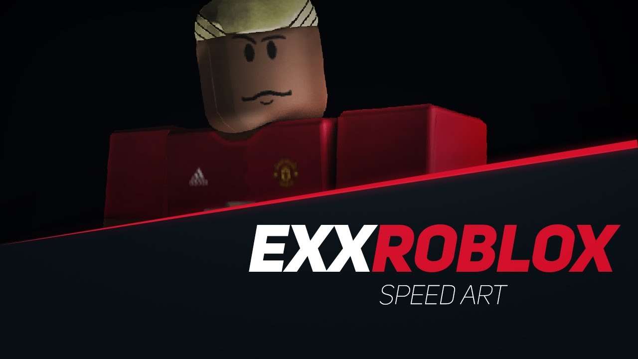 Speed Art | ROBLOX Manchester United Home Kit - YouTube