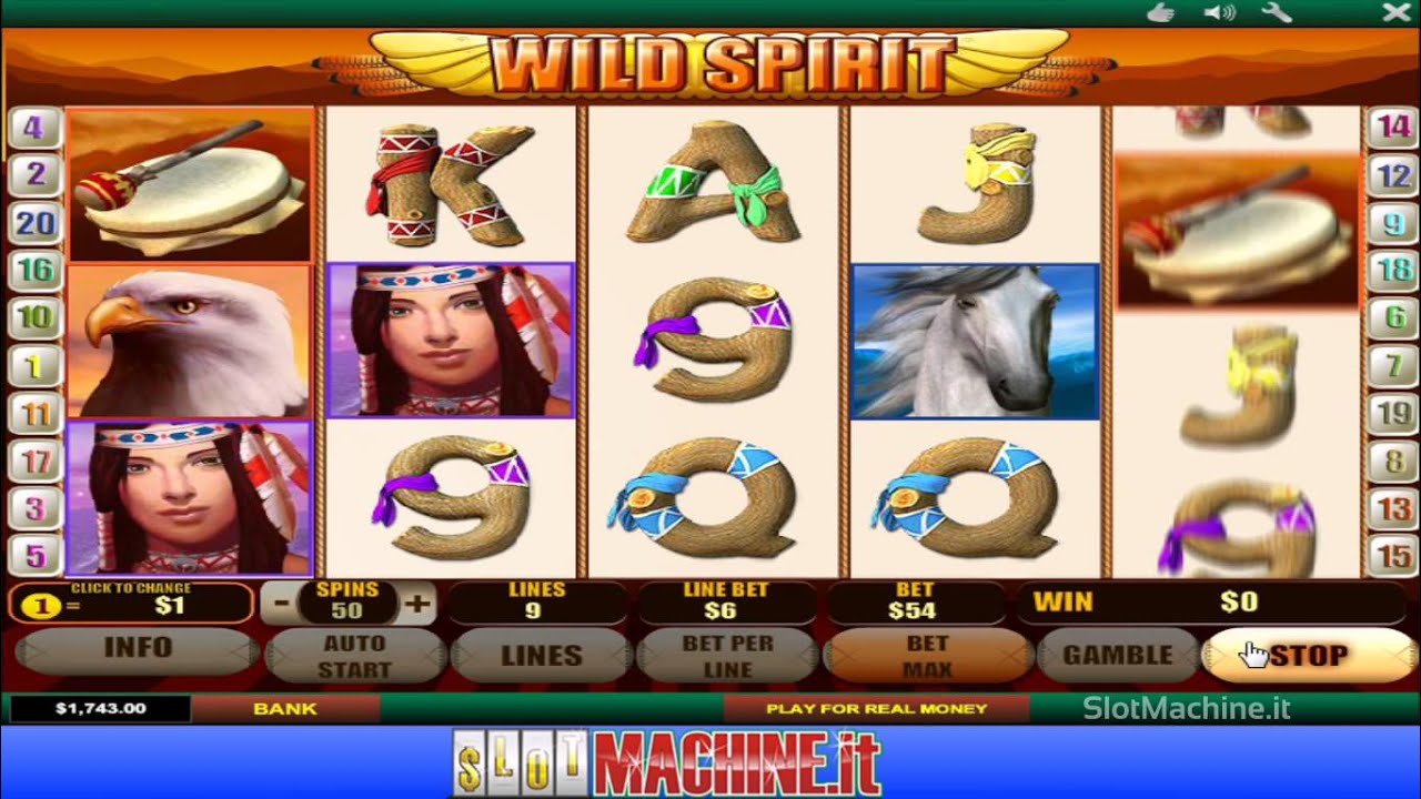Slot Wild Spirit Slot Machine Review - Slotmachine.it - YouTube
