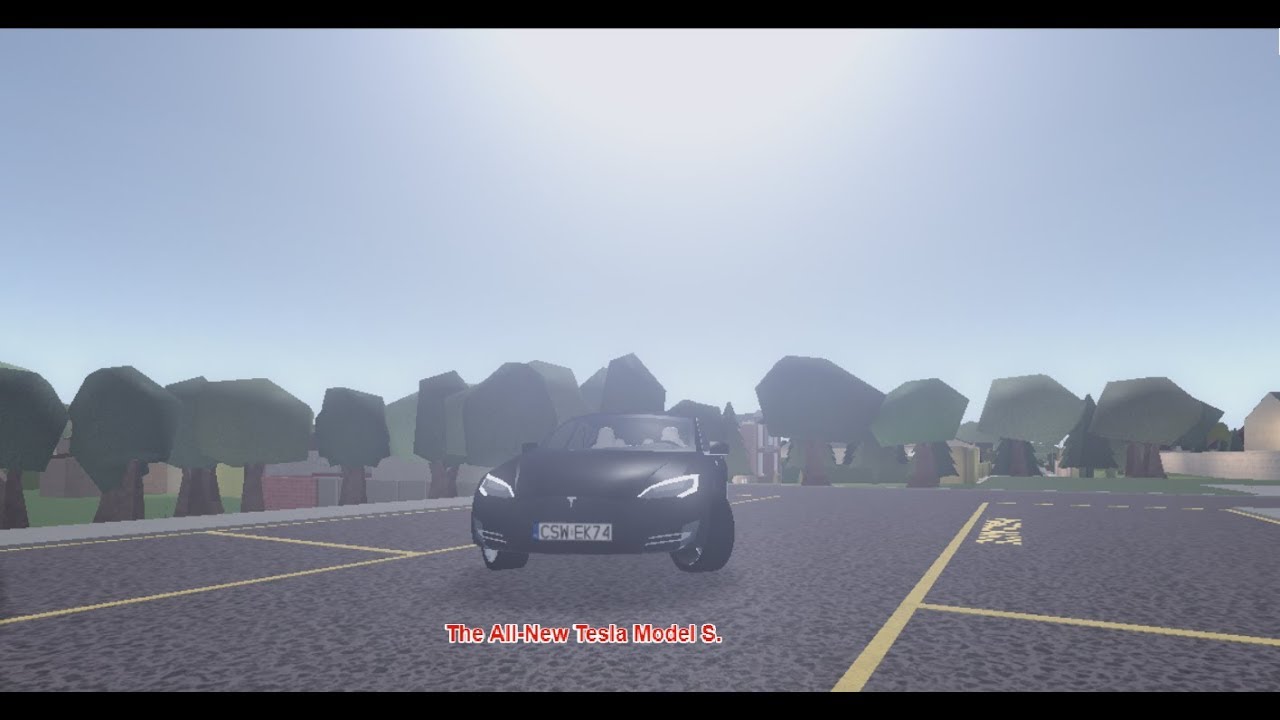 Roblox Tesla Model S Review - YouTube