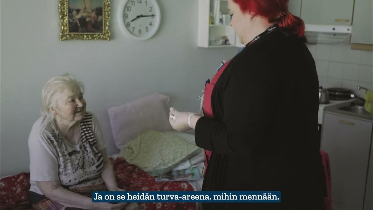 Siun soten kotihoito mahdollistaa ikääntyneen oman näköisen elämän omassa kodissaan. - YouTube