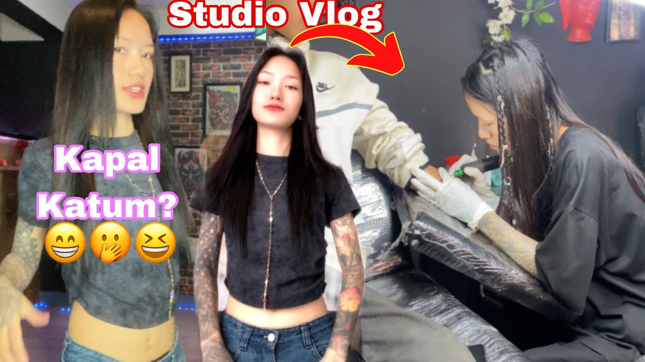 Kapal Katum??🫢😂|| Tattoo Studio Vlog - YouTube