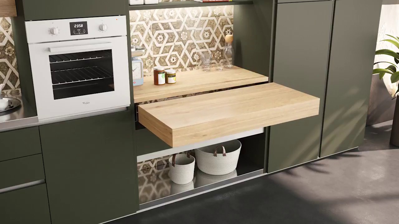 Atim Opla Folding Transformable Table - YouTube