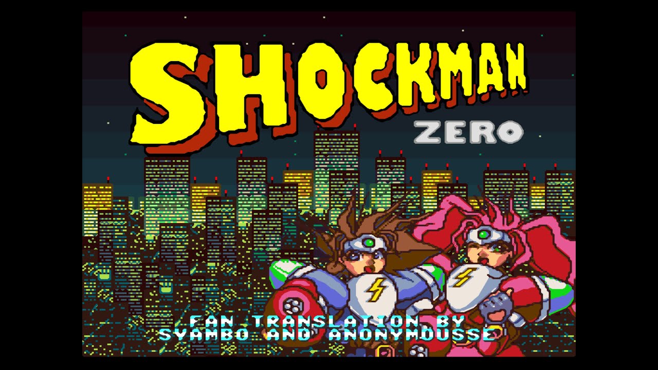 SHOCKMAN ZERO English Patch Gameplay | RetroArch BSNES - YouTube