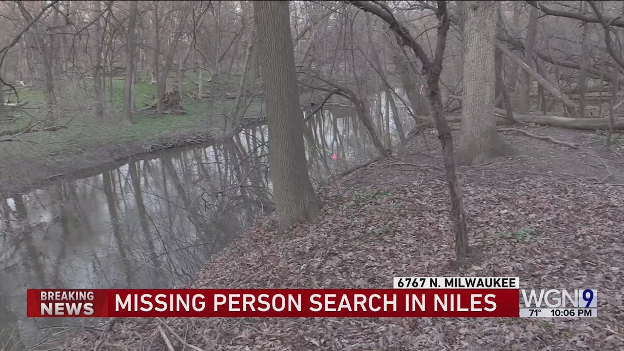 Search underway for missing person in Niles - YouTube