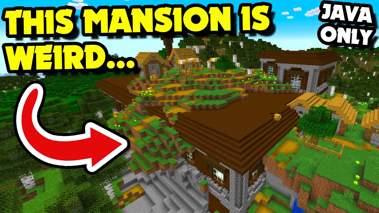 This Mansion is WEIRD... Overgrown WOODLAND MANSION at Spawn - Java ...