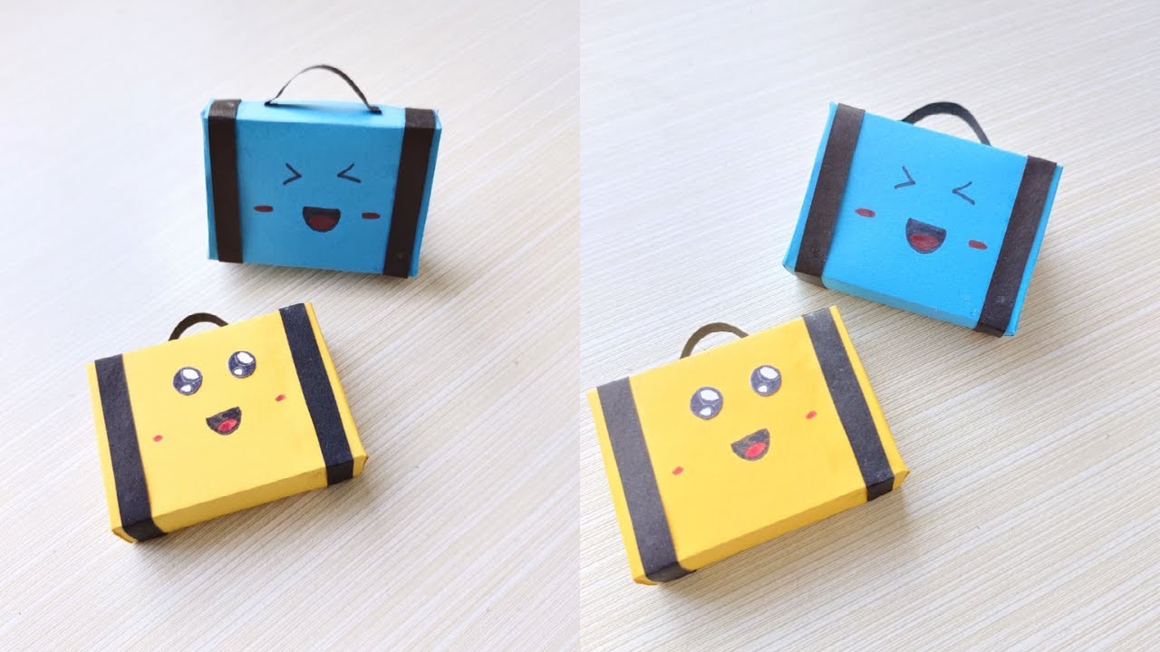 Origami Suitcase Making Ideas | Paper Suitcase Making Ideas | Paper ...