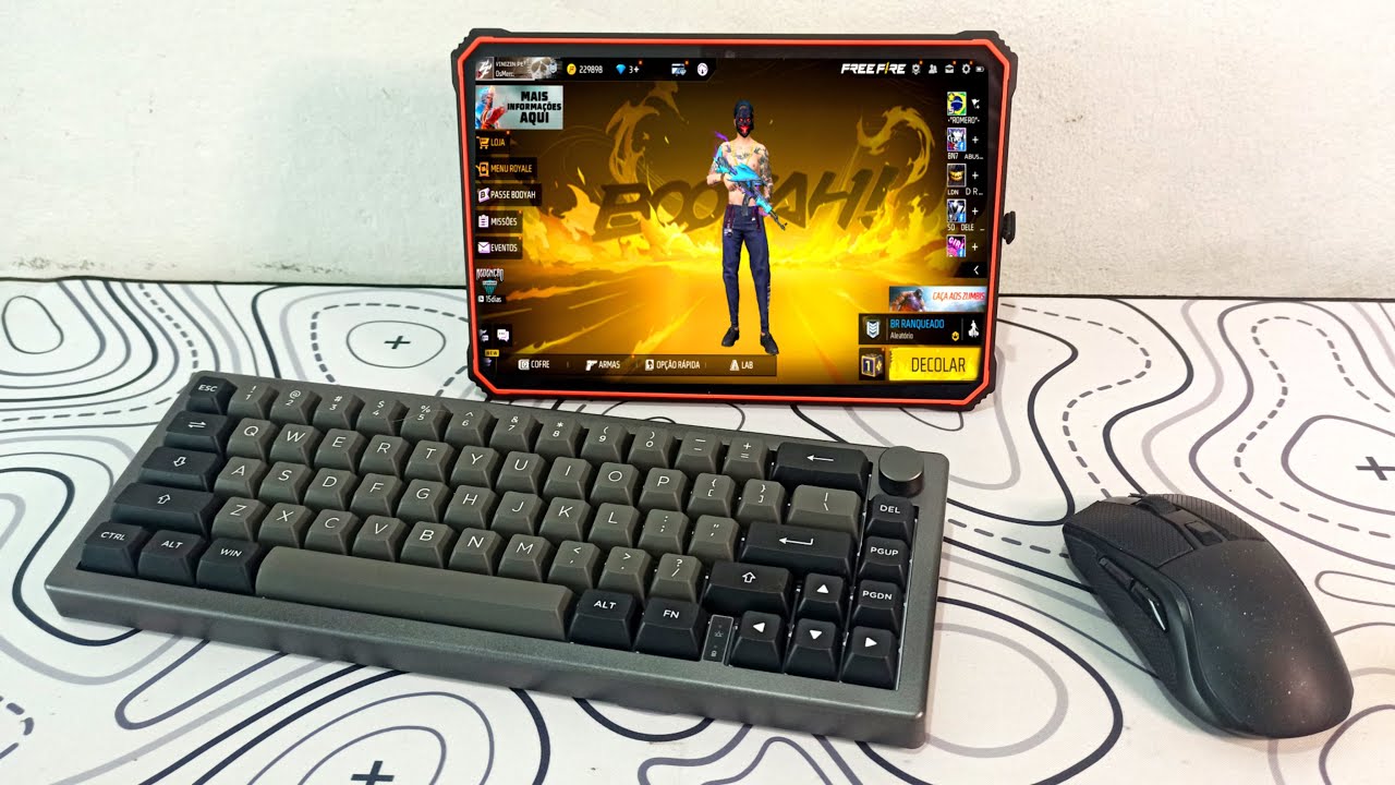 PRIMEIRA VEZ COM O SETUP BARATO MOBILADOR COM TABLET !!! Panda Mouse ...