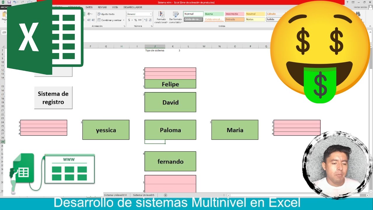 Desarrolla tu propio Sistema Multinivel en Excel 2022 Tutorial +Tips ...