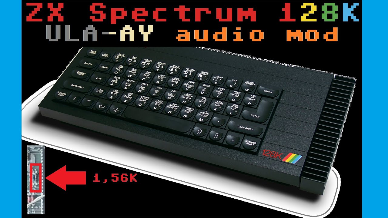 ZX Spectrum 128K Toastrack audio mod, czyli ULA i AY jednym głosem ...