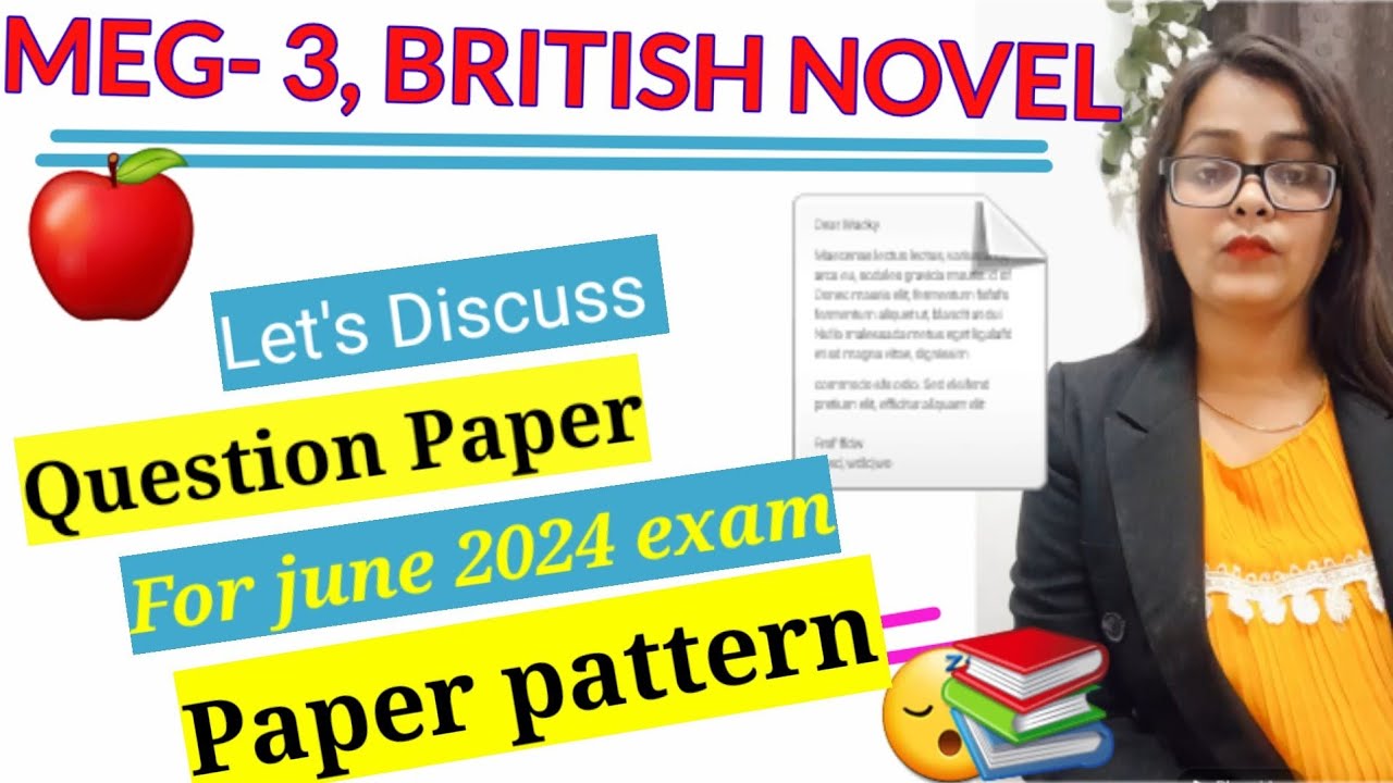 let's Discuss paper pattern of meg-3,, and June 2023 question paper ...