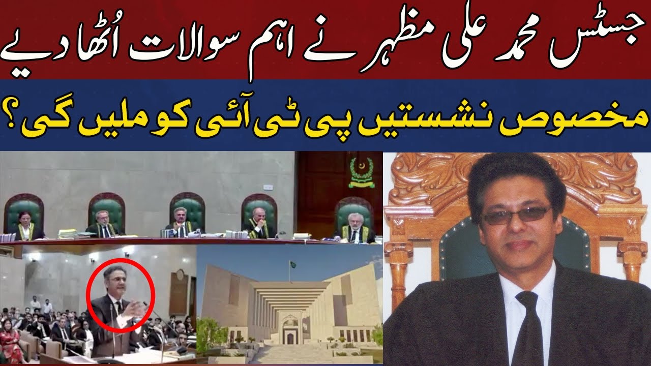 Important Questions Raised by Justice Muhammad Ali Mazhar | Reserved ...