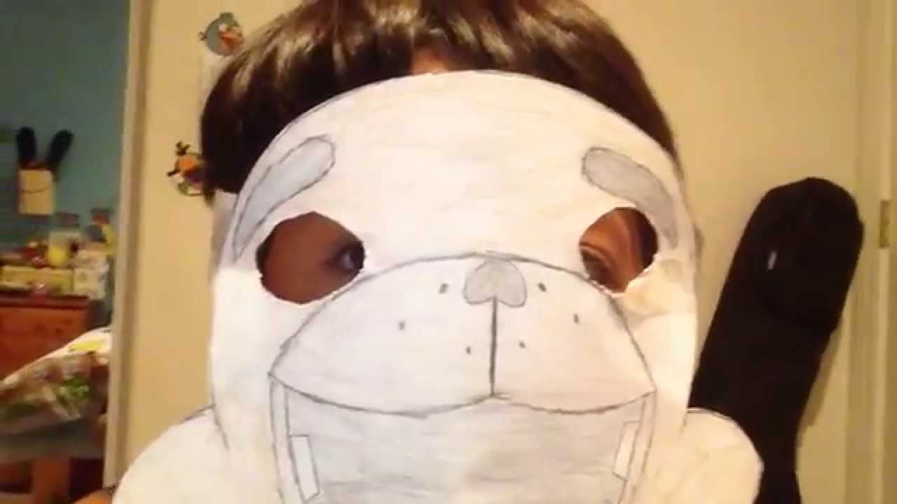 Paper Freddy Mask And Paper Chica Bib! - YouTube