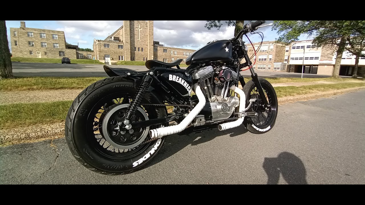 1997 Harley Sportster Bobber - YouTube