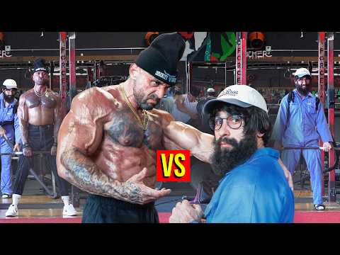 JANITOR vs THE BIGGEST GUY IN THE GYM. CHALLENGE Went Wrong
