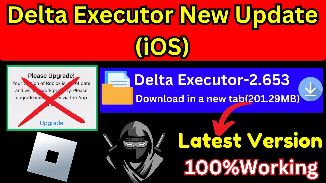 NEW] Delta Executor New Latest Version|Roblox Upgrade Problem Fix (iOS ...