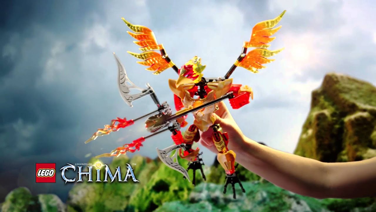 樂高神獸傳奇系列 - 氣能量戰士 LEGO CHIMA BAF Sir Fangar vs Fluminox - YouTube