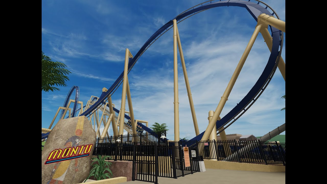 Montu (Front/Rear POV) II Busch Entertainment Roblox - YouTube
